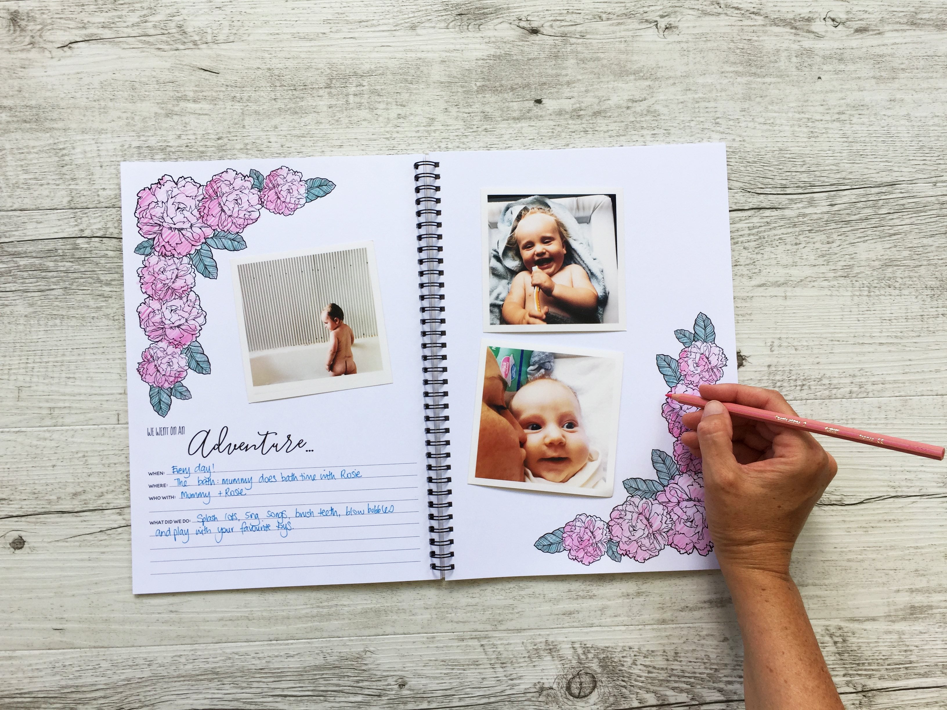 Using Coloured Pencils in your Memory Book – Blueberry Co
